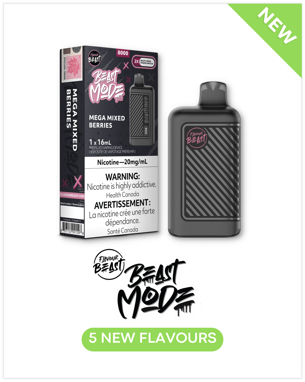 Flavour Beast Beast Mode 8K Disposable — Fat Panda Webstore