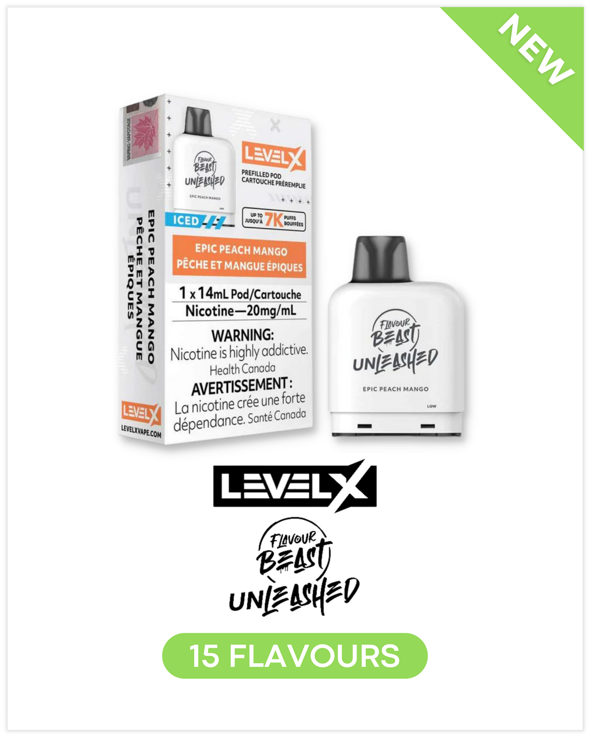 Level X Flavour Beast Unleashed Pods — Fat Panda Webstore