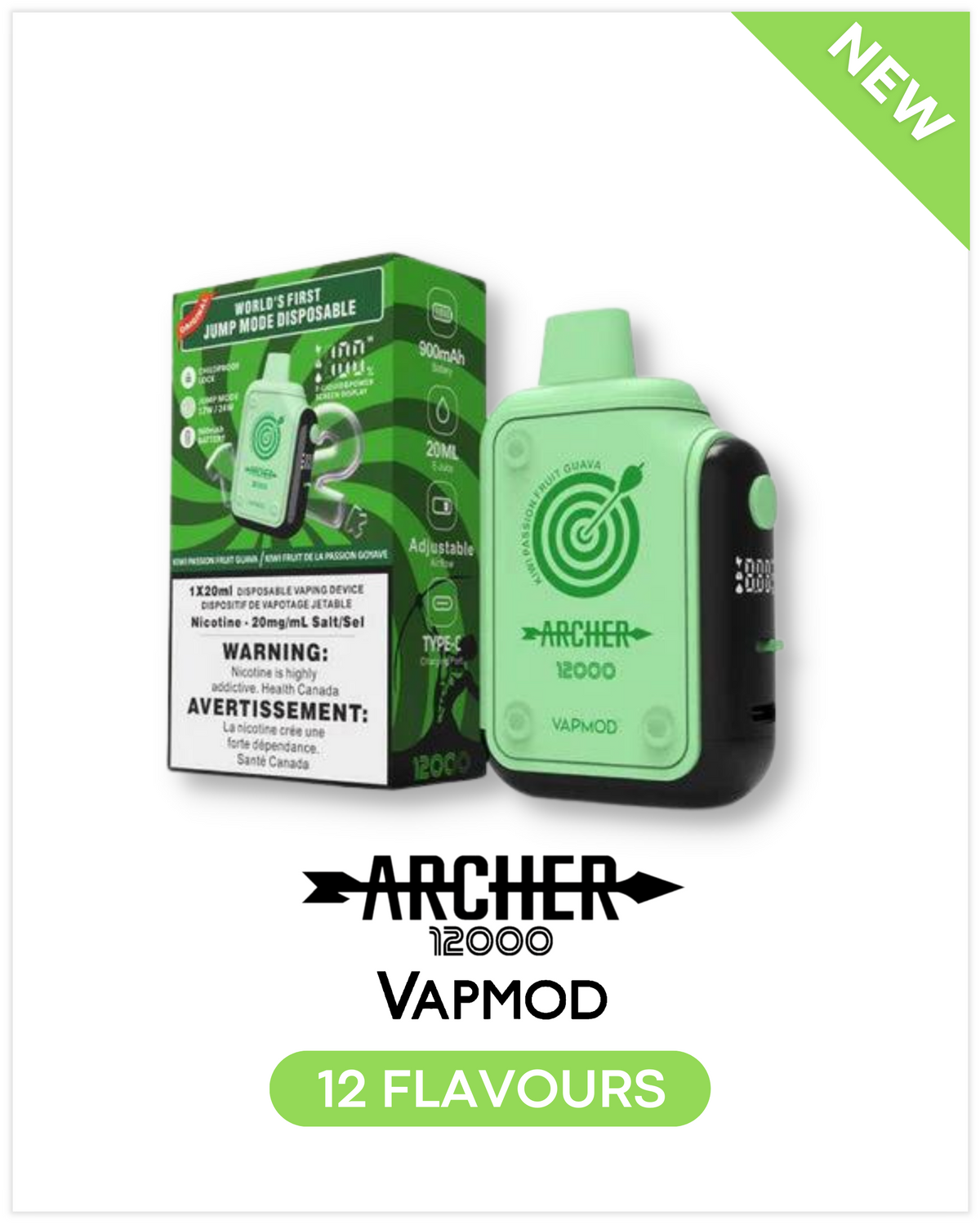 Vapmod Archer 12000 — Fat Panda Webstore