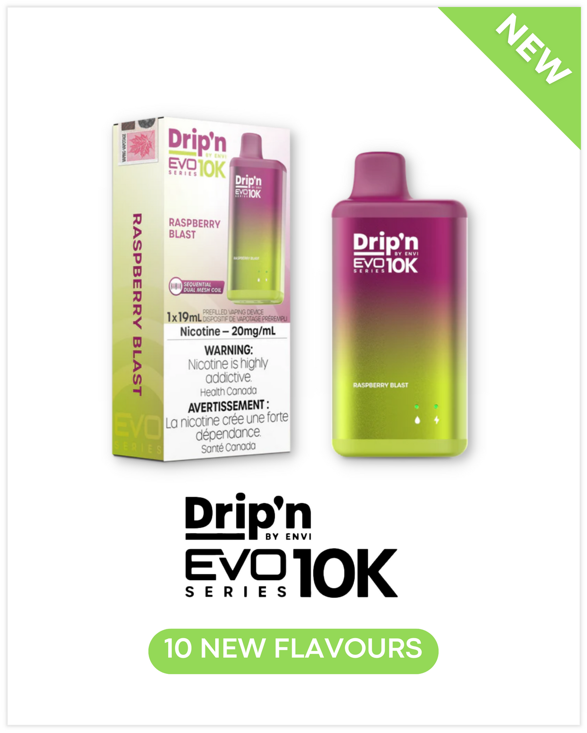 Drip'n by ENVI EVO Series 10K Disposable — Fat Panda Webstore