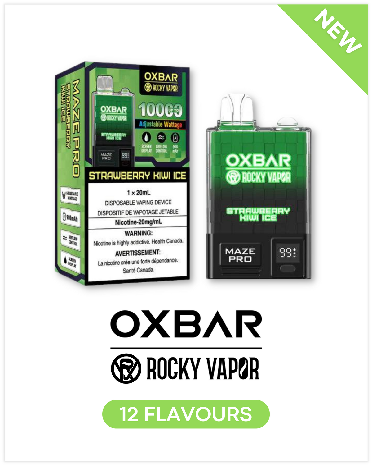 Rocky Vapor OXBAR Maze Pro 10K Disposable — Fat Panda Webstore