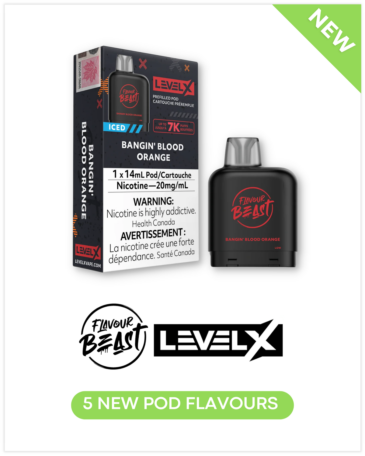 Level X Flavour Beast Pods — Fat Panda Webstore