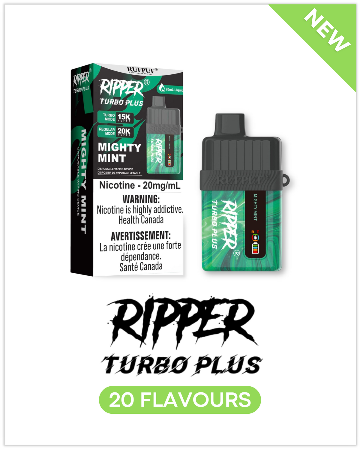 RIPPER Turbo Plus Disposables — Fat Panda Webstore
