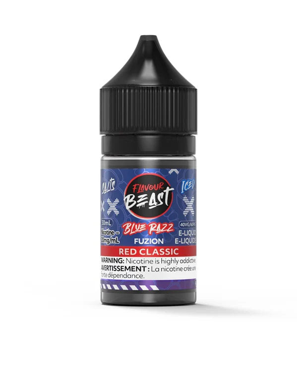 Flavour Beast Salt - Blue Razz Fuzion Red Classic 30ml — Fat Panda Webstore