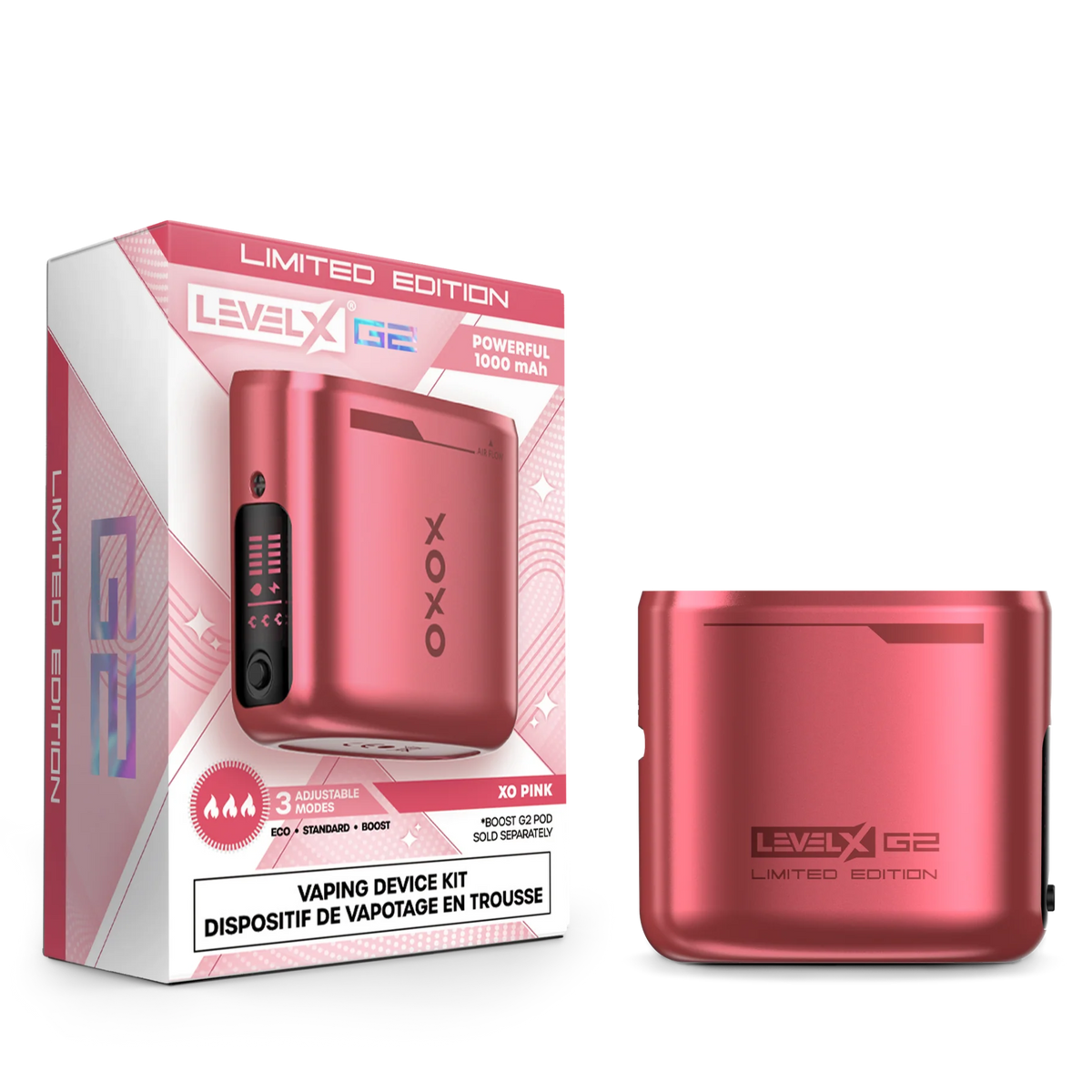 *Limited Edition* Level X Boost G2 Device XO Pink — Fat Panda Webstore