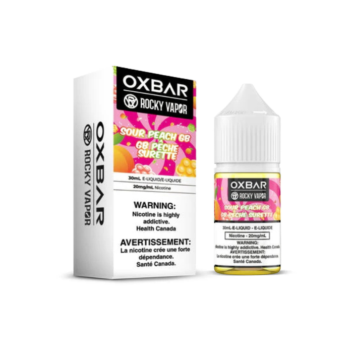 Rocky Vapor Oxbar Salt - Sour Peach GB 30ml — Fat Panda Webstore