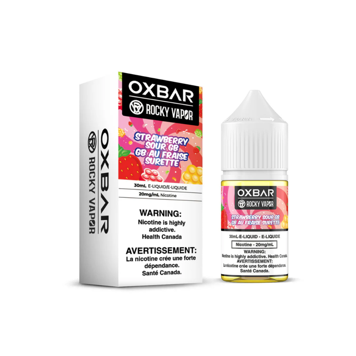 Rocky Vapor Oxbar Salt - Strawberry Sour GB 30ml — Fat Panda Webstore