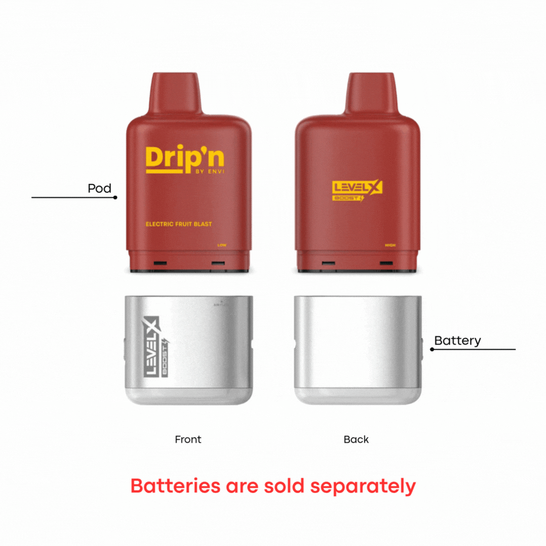 Level X Drip'n Boost Electric Fruit Blast 20mg — Fat Panda Webstore