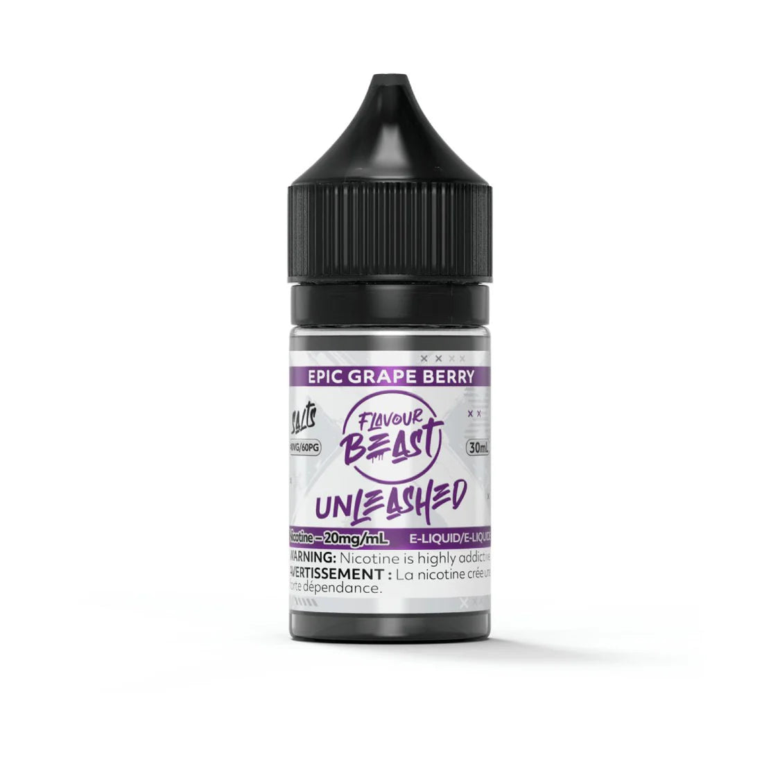 Flavour Beast Unleashed Salt - Epic Grape Berry 30ml — Fat Panda Webstore